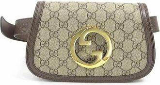 Gucci unisex, Pre-owned, Brun, Taille: ONE Size Sac Banane en Toile Pre-owned