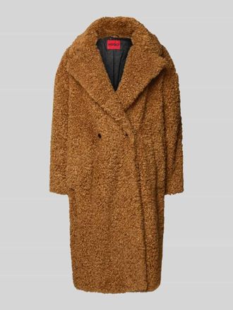 HUGO BOSS Oversized Webpelzmantel mit Reverskragen Modell MALITE_1