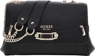 Guess Silvye Convertible Xbody Flap Bag Black