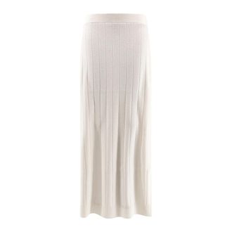 Max Mara Sante Midi Rock - - Skirts - Damen - Wei&szlig; - XS