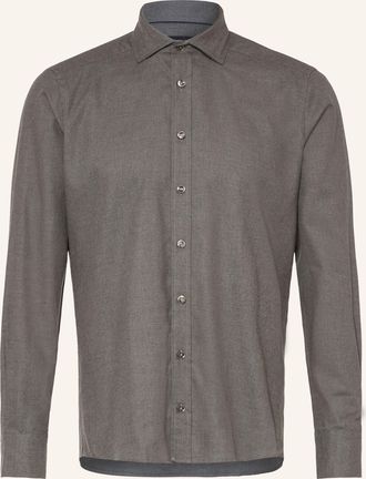 Strokesman's Strokesmans Flanellhemd Regular Fit grau