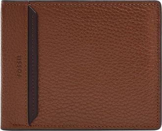 Fossil Mens Huntington Bi-Fold Wallet, Brown