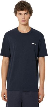 A.P.C. A.p.c., Homme, Tops, Bleu, Taille: M Boxy Petit VPC T-Shirt