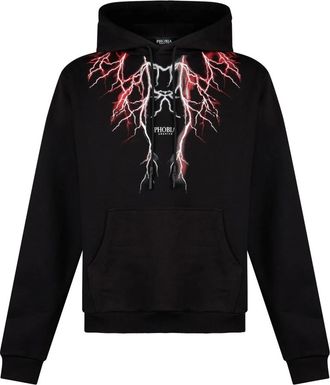 Phobia Archive Homme, Sweatshirts et sweats &agrave; capuche, Noir, Taille: XL Lightning Sweat &agrave; capuche