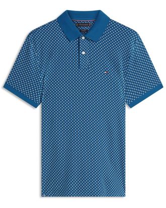 Tommy Hilfiger Poloshirt aus einem soften Baumwolljersey mit Print, Regular FIt in
