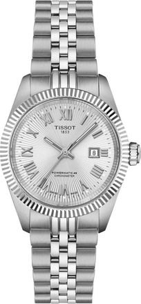 Tissot Ballade Powermatic 48 COSC 30mm Silber Damenuhr T156.208.11.033.00