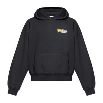 Rhude Logo Sweatshirt - - Sweatshirts & Hoodies - Herren - Schwarzk - XL