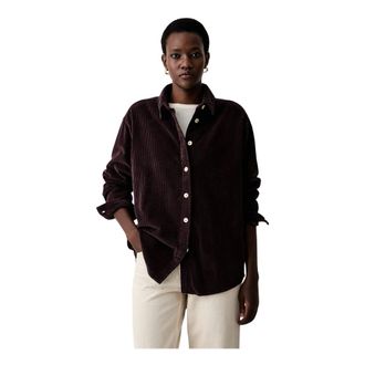American Vintage Pado Shirt - Femme - Blouses et Chemises - Violet - Taille: 40/42 FR