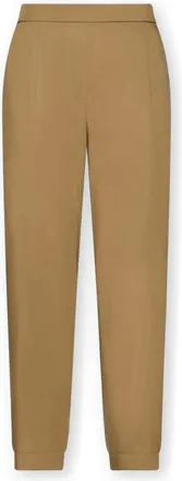 Elena Miro Femme, Pantalons, Brun, Taille: 46 FR Pantalon droit en Lyocell