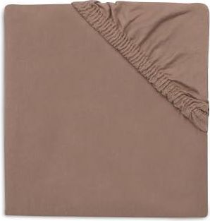 Jollein Spannbettlaken Jersey - F&uuml;r Wiegen - Milky Coffee - 40/50x80/90cm - Spannbettlaken Baumwolle - Spannbetttuch - Oeko-TEX Zertifiziert