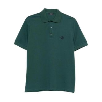 Herno Homme, Tops, Vert, Taille: 2XL Polo Piqu&eacute; Manches Courtes