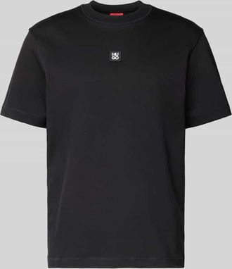 HUGO BOSS Regular Fit T-Shirt mit Baumwoll-Anteil Modell DILANSO