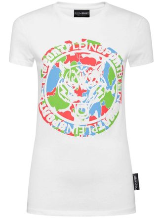 Plein Sport Carbon Tiger T-Shirt - Wei&szlig;