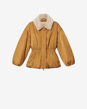 Isabel Marant Manteau Selja - Femme - Ocre - Taille34 - Marant &Eacute;toile