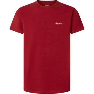 Pepe Jeans London Herren Original Basic 3n T-Shirt, Rot (Johannisbeerrot), XXL