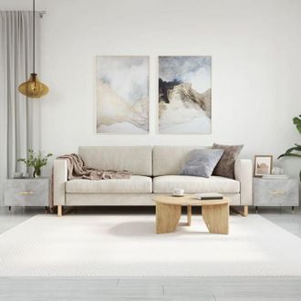 vidaXL Couchtische 2 Stk. Betongrau 50x50x40 cm Holzwerkstoff Vidaxl