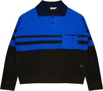 Wales Bonner Wales Bonner, Homme, Tops, Multicolore, Taille: L Calm Polo