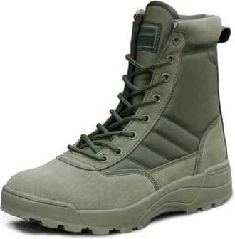Generic Bottes de combat du désert pour homme, chaussures de randonnée en plein air, chaussures de sécurité de travail, En8 High, 40 EU