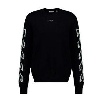 Off-white Diag Outline Strickpullover - - Knitwear - Herren - Schwarzk - M