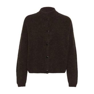 Gestuz Cardigan Court Alphagz Marron - Femme - Pulls - Brun - Taille: 36 FR