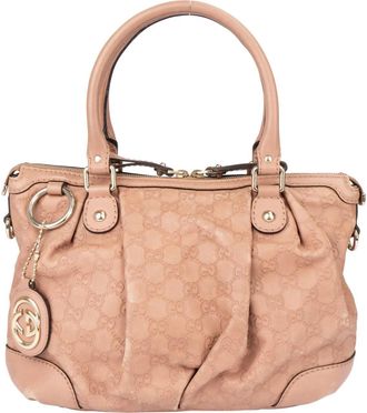 Gucci Crossbody Bags - Gucci Leather GG Monogram Sukey Handbag - Gr. unisize - in Gold - f&uuml;r Damen