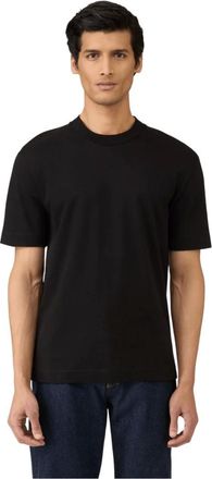 Sunspel Homme, Tops, Noir, Taille: L Heavy Weight Supima Cotton T-Shirt