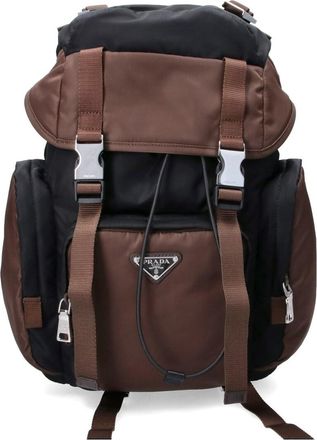 Prada Rucksack-Logo Aus Re-Nylon