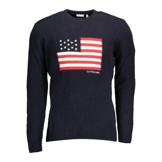 U.S.Polo Association Round-Neck Strickwaren - - Knitwear - Herren - Blau - 2XL