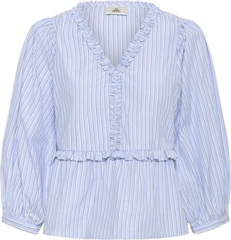 Karen by Simonsen Femme, Blouses et Chemises, Bleu, Taille: 46 FR Blouse