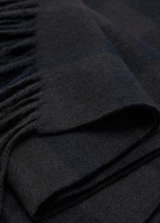 Mango &Eacute;charpe carreaux &eacute;cossais franges gris - Homme - Taille unique - MANGO MAN