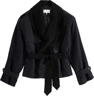 Maison Margiela Fusion Jersey Trench Coat
