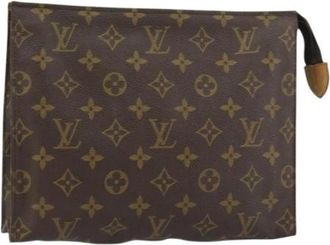 Louis Vuitton unisex, Pre-owned, Brun, Taille: ONE Size Pochette en toile Pre-owned