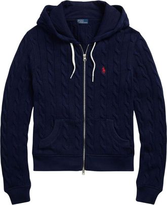 Ralph Lauren Femme, Pulls, Bleu, Taille: 36 FR Cotton SweaT-shirt
