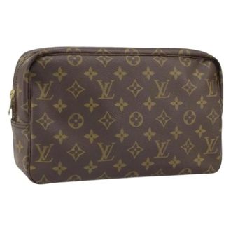 Louis Vuitton Pochette en toile Pre-owned - Femme - Pre-owned - Brun - Taille: ONE Size