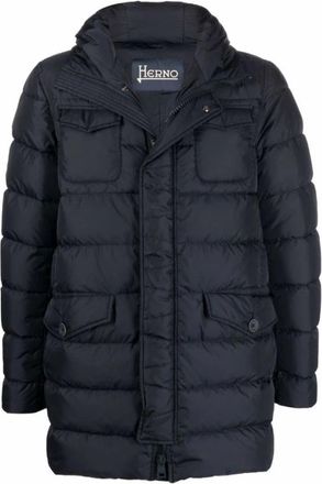 Herno Homme, Vestes, Bleu, Taille: 2XL Manteaux Bleus Hiver