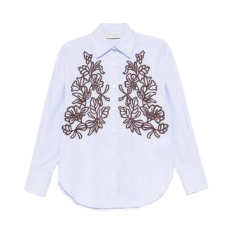 Ermanno Scervino Damen, Blusen & Hemden, Blau, 2XSGr&ouml;&szlig;e