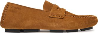 Calvin Klein Mokassins Calvin Klein Square Driver Suede HW0HW02844 Braun