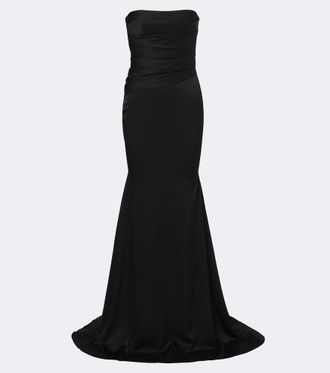Alex Perry Robe aus Cr&ecirc;pe-Satin