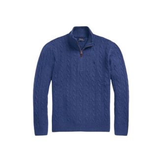 Polo Ralph Lauren Homme, Pulls, Bleu, Taille: XS Pull camionneur demi-zip