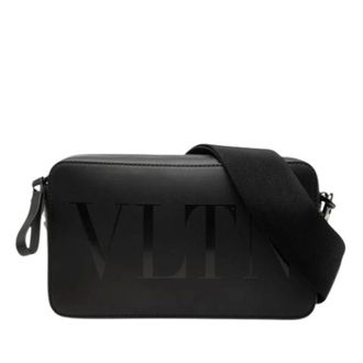 Valentino Sac bandouli&egrave;re en toile Pre-owned - Femme - Pre-owned - Noir - Taille: ONE Size