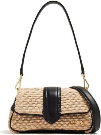 Jacquemus Hobo Bags - Le Petit Bambimou Raffia Bag - Gr. unisize - in Beige - für Damen