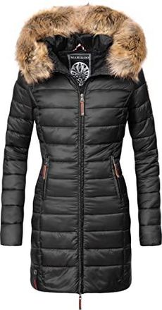 Marikoo Rose veste dhiver pour dame Noir 3XL
