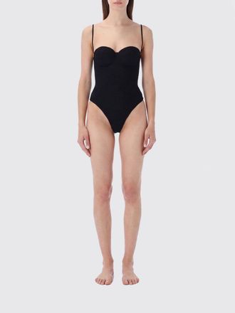 Matine&eacute; Maillot de bain une pi&egrave;ce en nylon avec encolure en caur