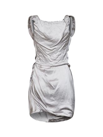 Vivienne Westwood Twisted Ginnie Mini Dress - Gray