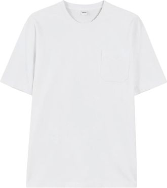 Aspesi Homme, Tops, Blanc, Taille: L T-shirt en jersey de coton