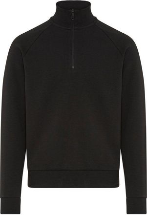 HUGO BOSS Sweatshirt Troyer-Form, Regular Fit, Baumwollmischung
