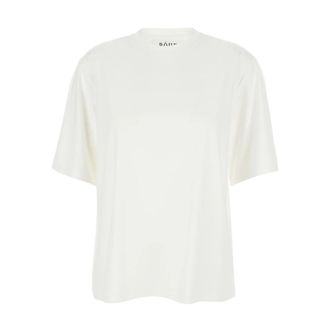 R&oacute;he Oversized Baumwoll-T-Shirt - - Tops - Damen - Wei&szlig; - M