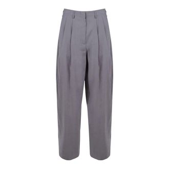 ottod'Ame Femme, Pantalons, Gris, Taille: 40 FR Cropped Pantalons