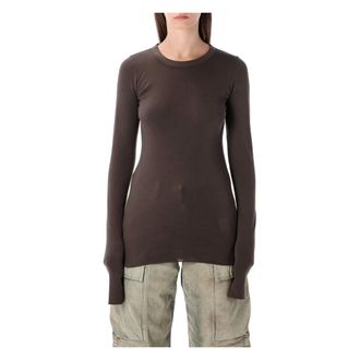 Rick Owens Damen, Oberteile, Braun, LGr&ouml;&szlig;e