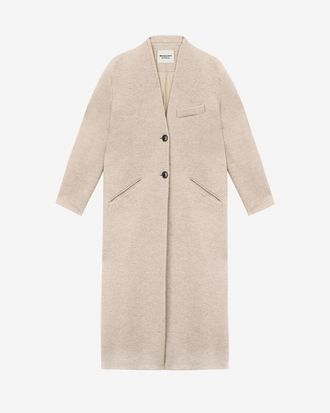Isabel Marant Manteau Eris - Femme - Beige - Taille34 - Marant &Eacute;toile
